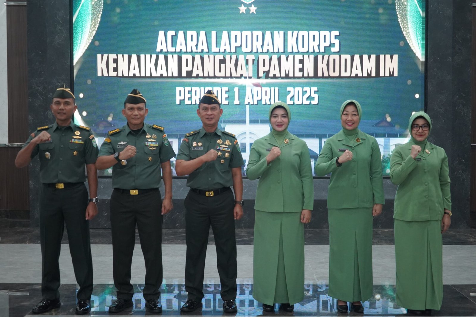 33 Pamen Kodam IM Naik Pangkat - AcehSiber